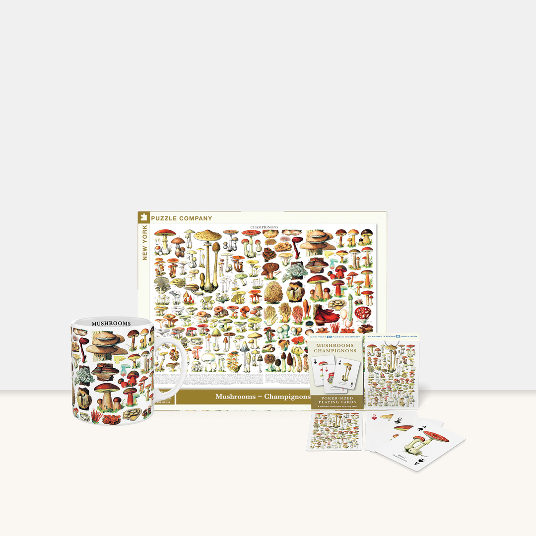 Mushrooms Jigsaw Puzzle Bundle – New York Puzzle Company