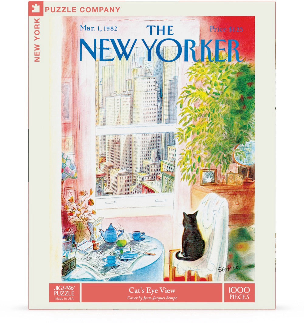 Cat's Eye View - 1000 Piece New Yorker Jigsaw Puzzle – New York Puzzle Company