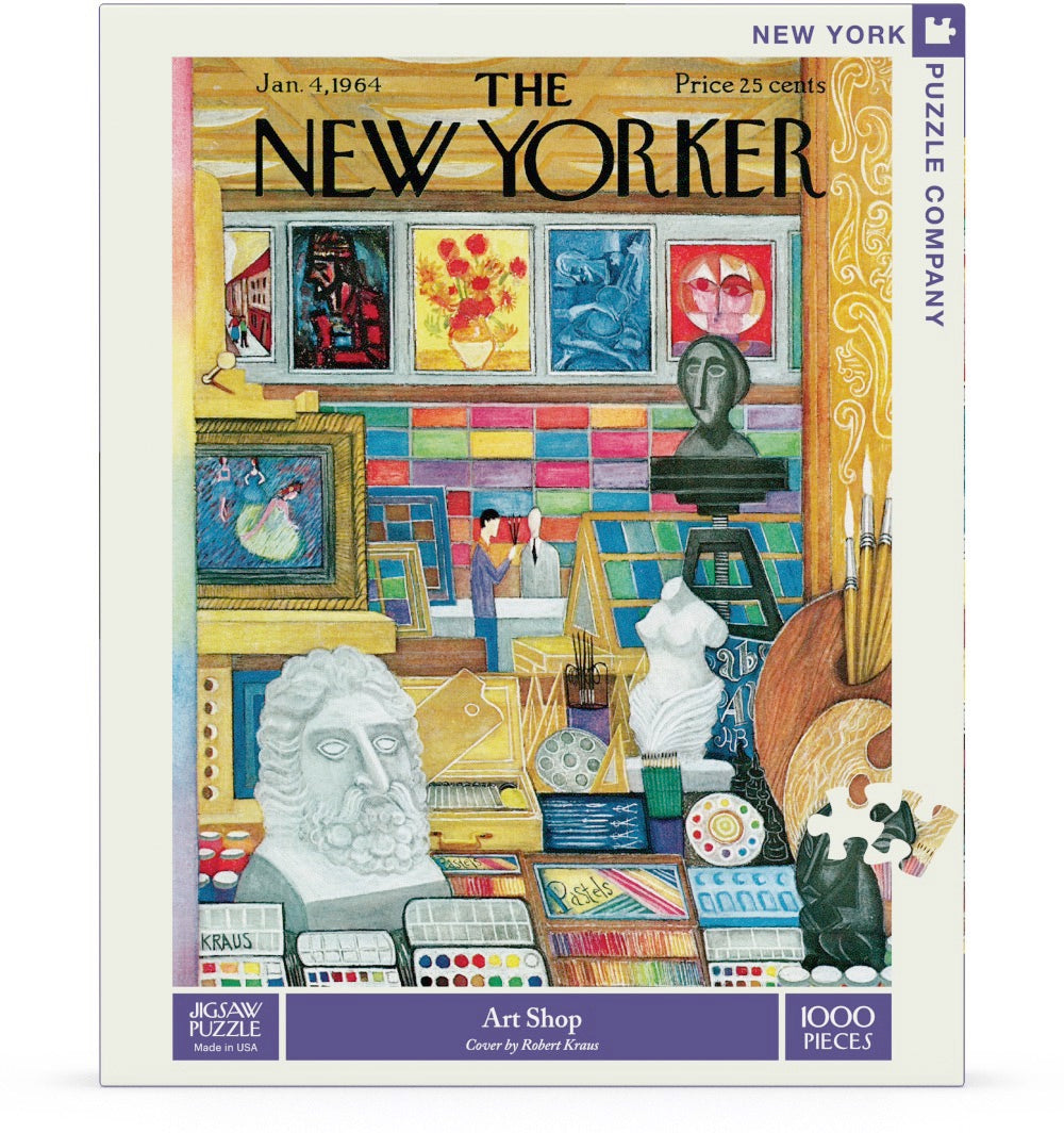 Art Shop - 1000 Piece New Yorker Jigsaw Puzzle – New York Puzzle Company