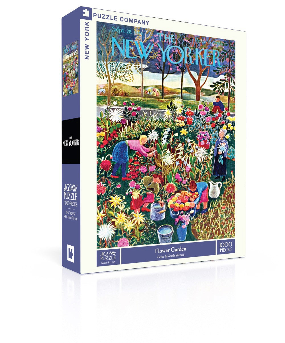 Flower Garden - 1000 Piece New Yorker Jigsaw Puzzle – New York Puzzle Company