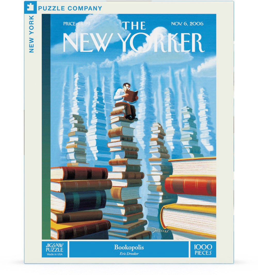 Bookopolis - 1000 Piece New Yorker Jigsaw Puzzle – New York Puzzle Company