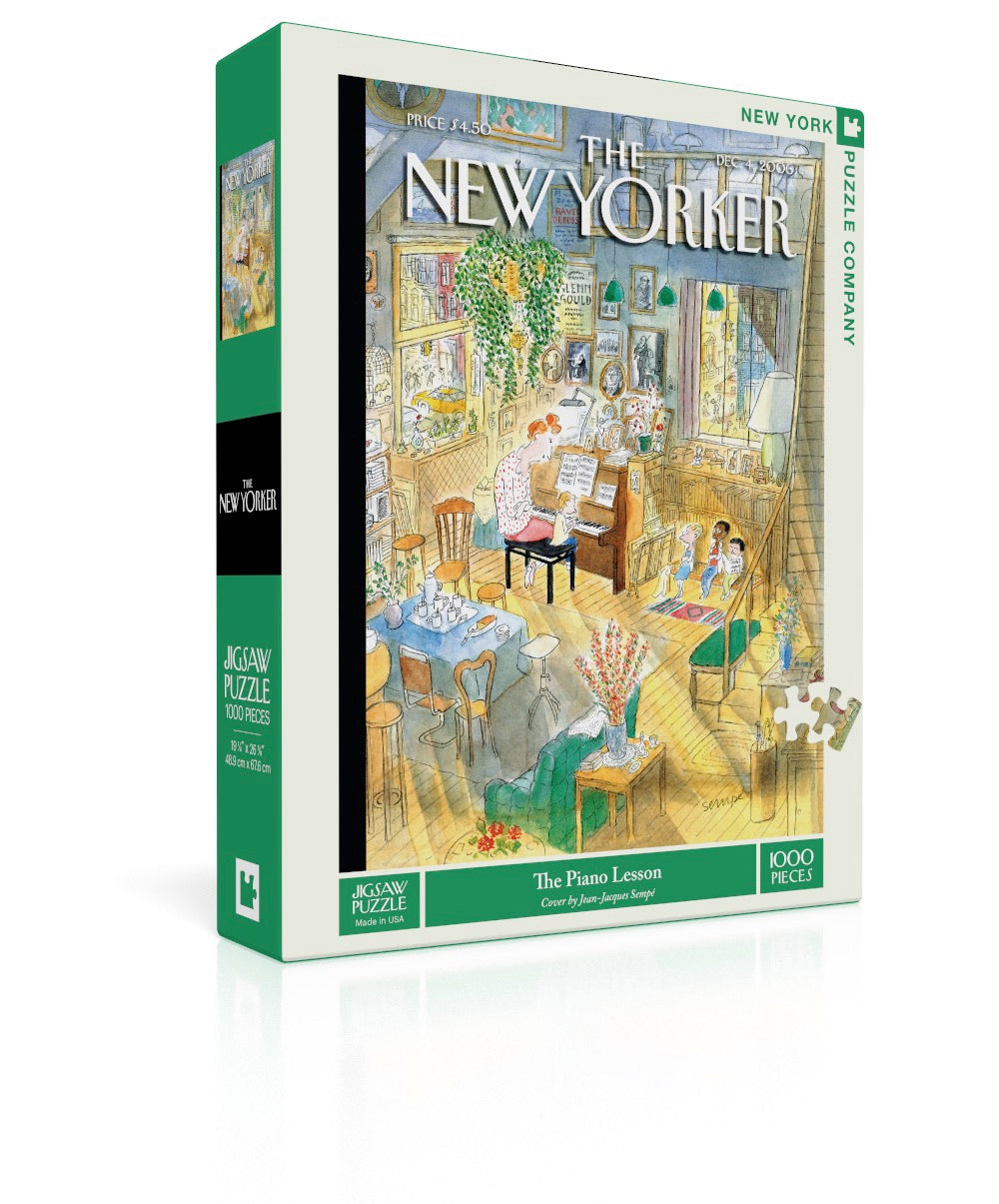 The Piano Lesson - 1000 Piece New Yorker Jigsaw Puzzle – New York Puzzle Company