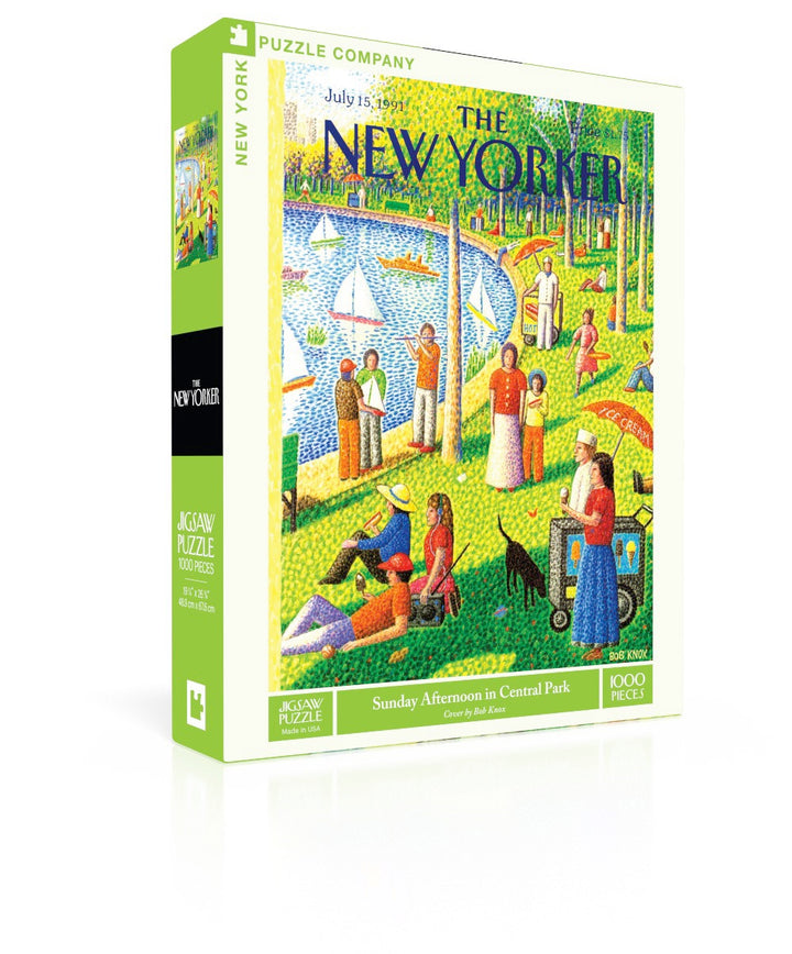 Sunday Afternoon in Central Park - 1000 Piece New Yorker Jigsaw Puzzle – New York Puzzle Company