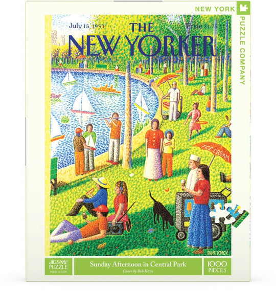 Sunday Afternoon in Central Park - 1000 Piece New Yorker Jigsaw Puzzle – New York Puzzle Company