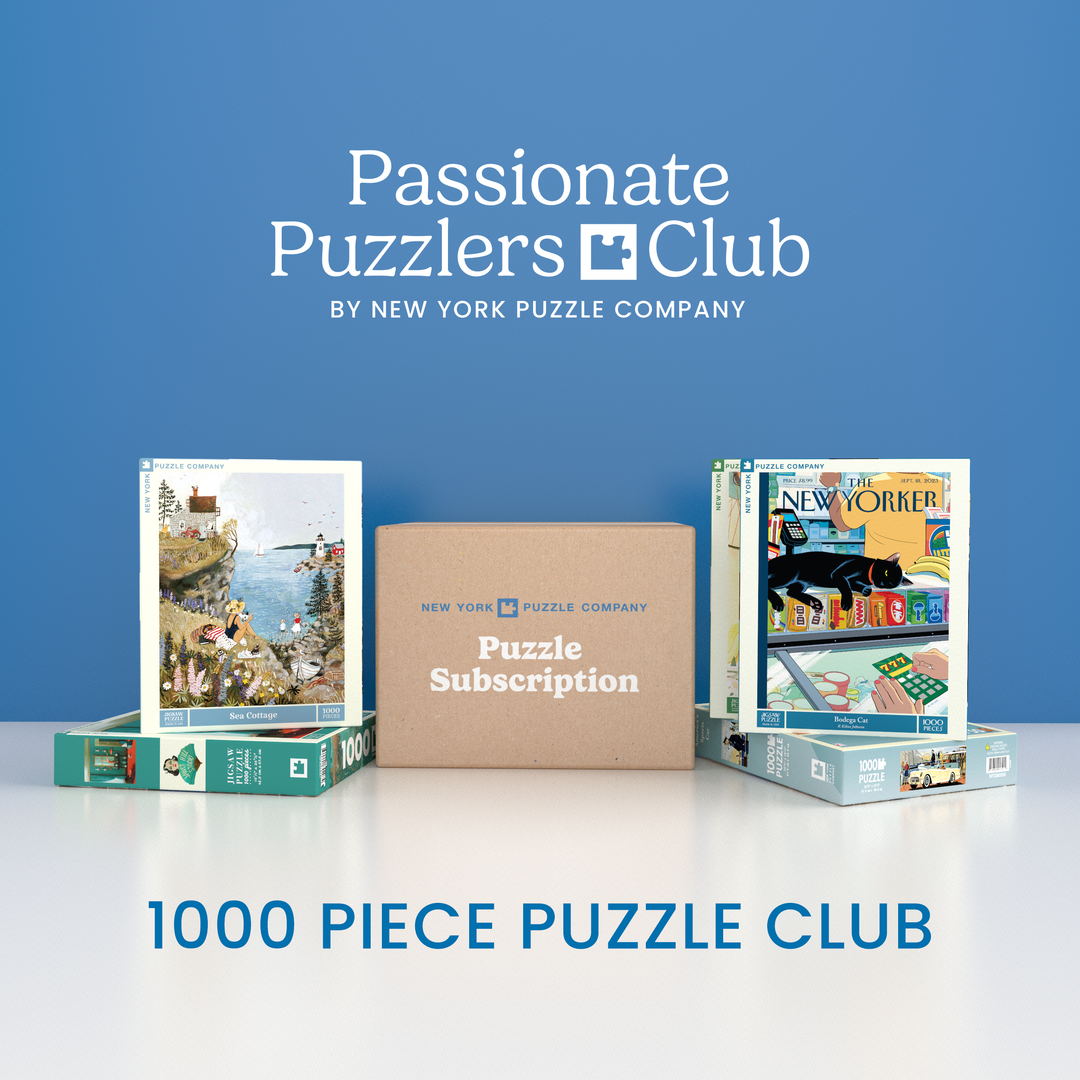 Passionate Puzzlers Club - 1000 Piece – New York Puzzle Company